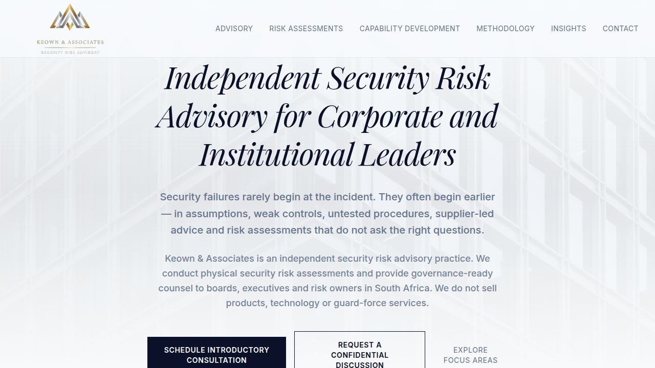 Understanding Threat, Vulnerability and Risk | Keown & Associates